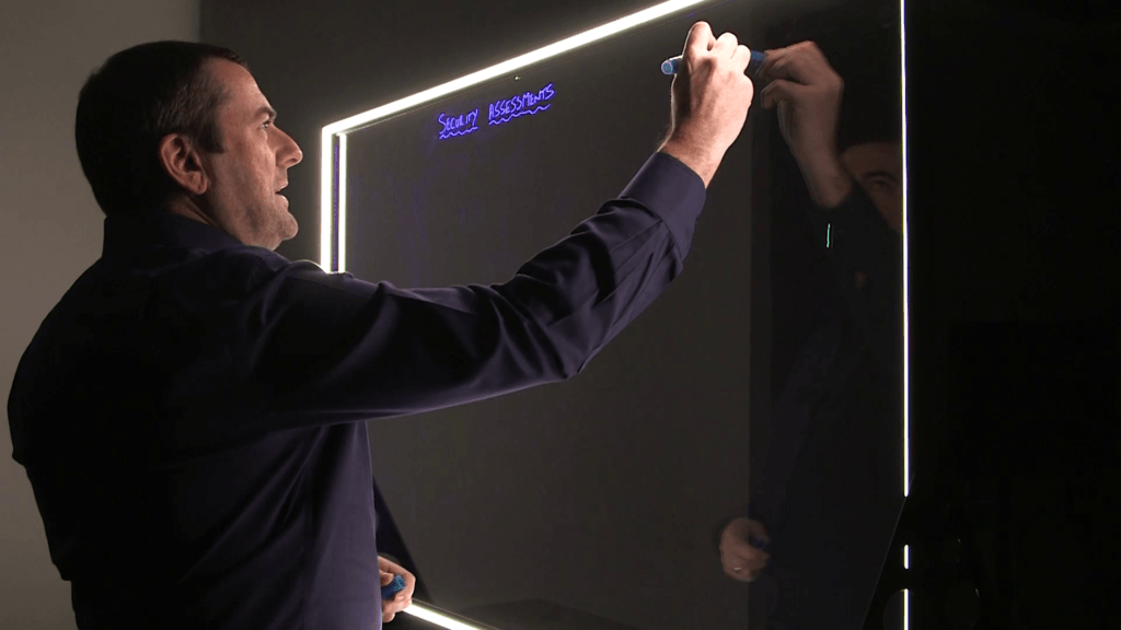 Lightboard Video Example - Two Presenters - Talking Edge Studios